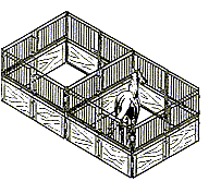 Versa-Stall, portable, convertible, expandable, By W-W Livestock in ...