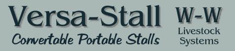 Versa-Stall, portable, convertible, expandable, By W-W Livestock in ...